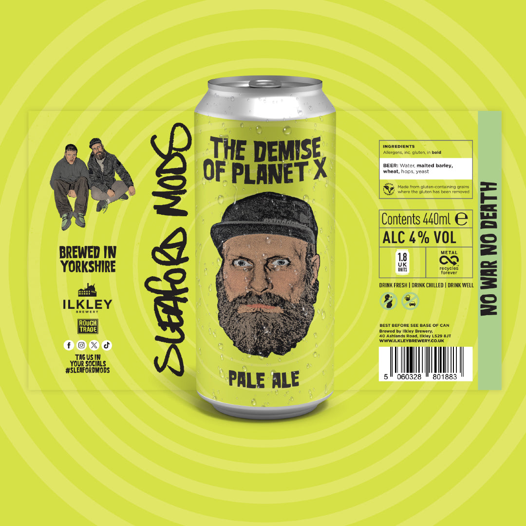 The Demise Of Planet X: Pale Ale (4%) (Box of 12) – Sleaford Mods
